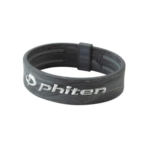phiten(ファイテン) RAKUWA ブレスレット EXTREME マーブル グレー 内周 17cm【ファイテン先端技術メタックス採用】