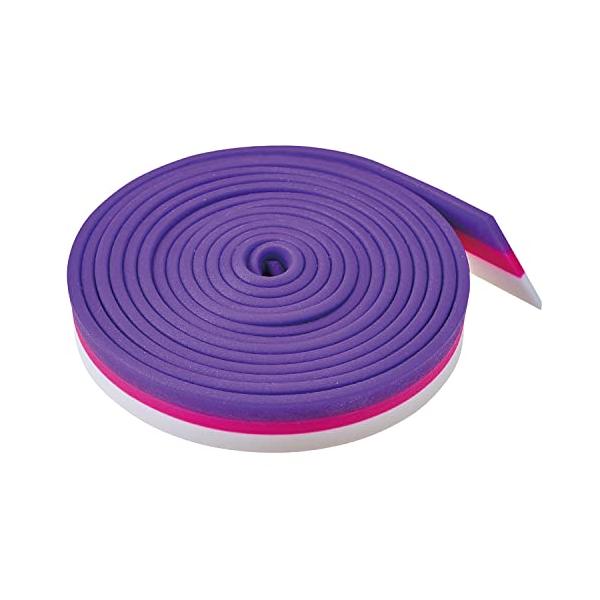 SWANS (スワンズ) 日本製 スイミングゴーグル用ベルト SRB-50 MPR ホワイト×マゼンタ×パープル 3色ベルト 替えベルト スペアベルト