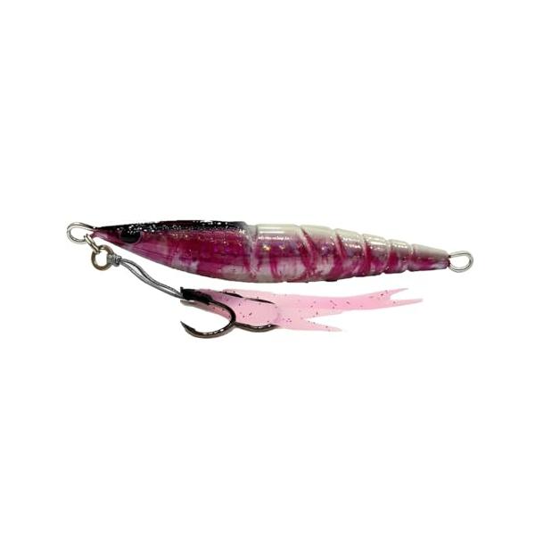 REAL FISHER リアルフィッシャー 海老ジグ エビジグ 60g (アカエビピンクグロー)