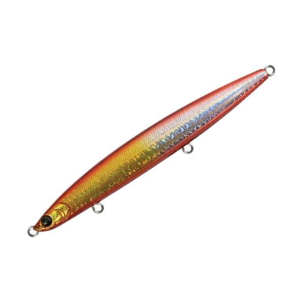 ■カラー：UK-214 フェードアカキン■サイズ：130mm■ウェイト：41.8g■フック：#4 スプリットリング：#4圧倒的飛距離に刮目！驚くべきはその圧倒的飛距離。MAX100mを超すその飛距離は攻略の幅を最大限に生かします。約40gの...