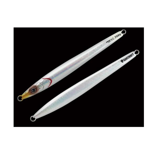 ■Weight：250g■カラー：＃UV-01 レーザーシルバーUVCOSO JIG SLは、「左右非対称ボディ」&amp;「センターバランス」設計です。水中で飛びすぎない安定感のある左右へのスライドと食わせの間にこだわり設計しました。従来...