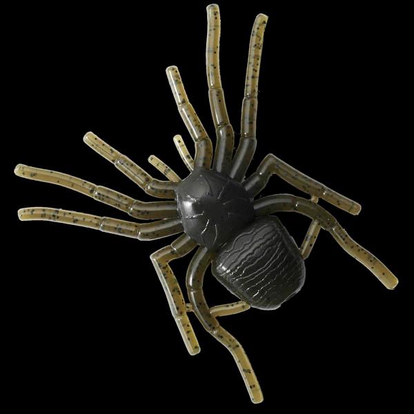 ■カラー：MC20GRパンプキンバグ■サイズ:約5.0cm / 自重:約2.0g■入数:6本入り■FECO認定品強烈な視覚アピールと魅惑的な微波動アピールを兼ね備えた蜘蛛型ソフトベイト 「BIG SPIDE MICRO」。小さいながらも、オ...