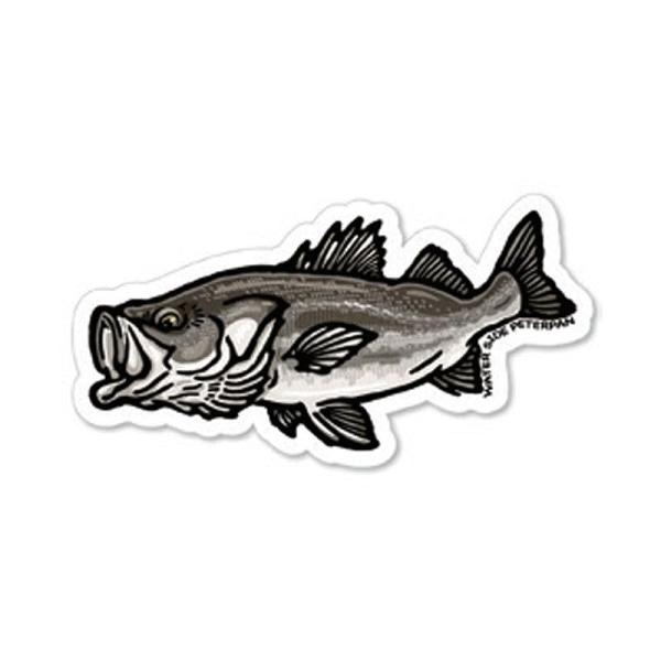 ウォーターサイドピーターパン オリジナルステッカー ソルト Rサイズ UVカット加工 WATER SIDE PETERPAN 01 シーバス Rサイズ