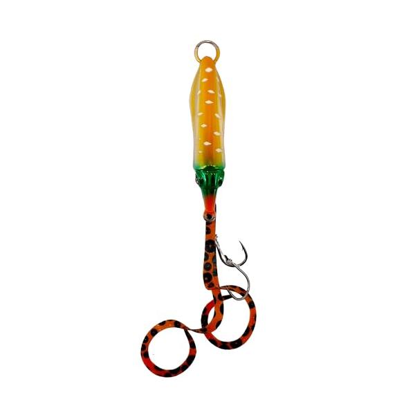 ■カラー：#02ラスタオレンジ■サイズ：60gジグとタイラバのブレンドが成す喰われる生命感。メタルジグ×タイラバジグに柔らかな素材をプラスする事により動き、食感が生命的に、360℃オールレンジをハイアピールで誘う。青物、根魚は勿論、鯛のメイ...