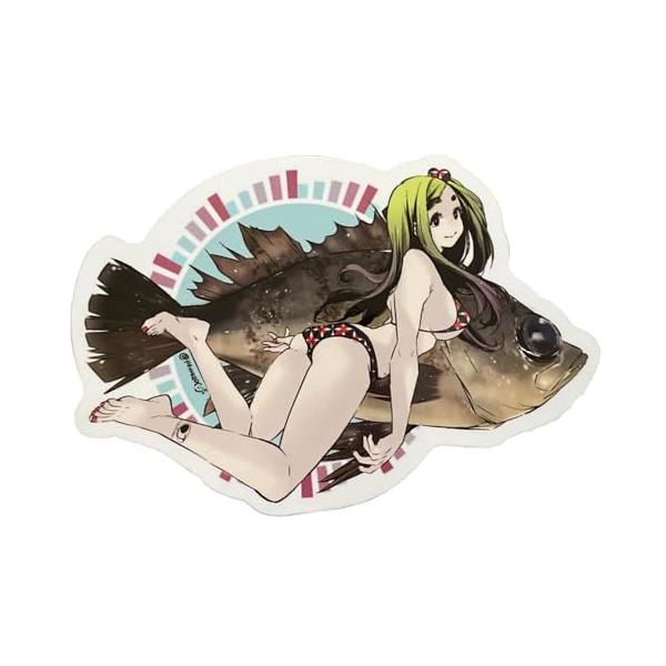 ■入数:1枚■デザイン: 【 メバル 】■サイズ：約ハガキ大■耐水・耐候・強粘着仕様ステッカー【@honne_69】さんが描く独創的かつ魅力的なキャラクターと魚たちとの今までにない世界観を描いた、ジェイライクプロダクトコラボの耐水ステッカー...