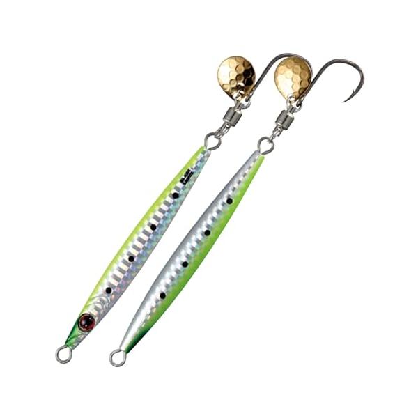 ■自重: 100g■カラー: #135 CI チャートイワシ■搭載フック: オリジナルパワフル BLJブレードフック搭載■ボディベース: ランス (LANCE)■おすすめ対象魚:サワラサワラをメインターゲットとしたブレードジギング専用のテイ...