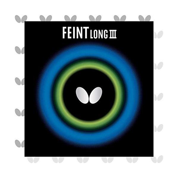 バタフライ(Butterfly) 卓球 ラバー フェイント LONG3 OX ツブ高 1枚 (スポンジ無し) 00330 レッド
