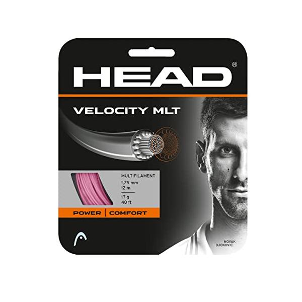 ヘッド(HEAD) 硬式テニス ガット VELOCITY MLT 12m ピンク 281404