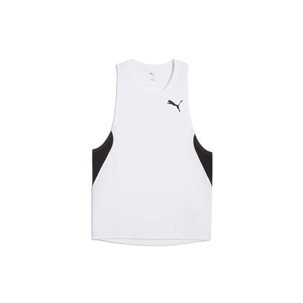 ■カラー：02 [ PUMA WHITE ]■サイズ：L■本体/ポリエステル100%、切替/ポリエステル100%この軽量なシングレットで自己ベストを追いかけましょう。DRYCELLを搭載してドライに保ち、フラットロックステッチでスムーズな快...