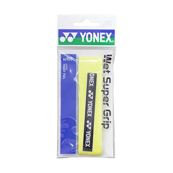 YONEX(ヨネックス) ウェットスーパーグリップ1P AC103 (004)イエロー