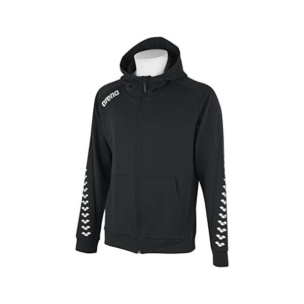 ■カラー：ブラック(BLK)■サイズ：M■ポリエステル100％柔らかく軽い「ノビルザ」スウェット素材使用。チームウェア。スイマーにむけた商品。プールだけでなく、大会の行き帰りにも着用できる。ストレッチがある為、身体にフィットしやすいウェア。...