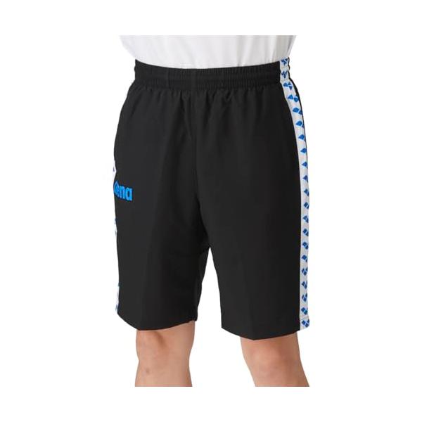 [アリーナ] ハーフパンツ ASS4HPU005 ブラック×ブルー(BKBU) L