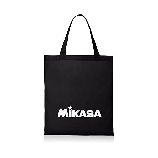 大流行のミカサバッグ 折りたたみ式でいつでも携帯できる・折りたたんだ状態のサイズ/約縦15X横10X厚さ2cm・本体カラー:ブラック 文字カラー:ホワイト・台湾製