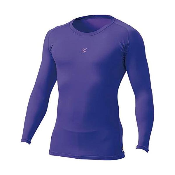 ZETT(ゼット) 野球 プロステイタス PCWクルーネック長袖アンダーシャツ BPRO800C パープル(7400) O