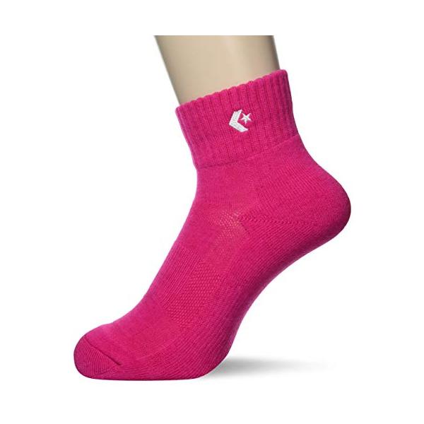 [コンバース] バスケ 靴下 試合/練習用 ソックス カラーアンクルソックス CB161003 マゼンタ 21-23cm