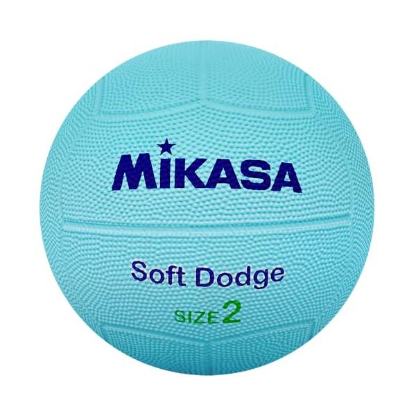 ミカサ(MIKASA) ソフトドッジボール 2号 (小学生向け) ブルー DB2D-SR-BL 推奨内圧0.15(kgf/cm2)