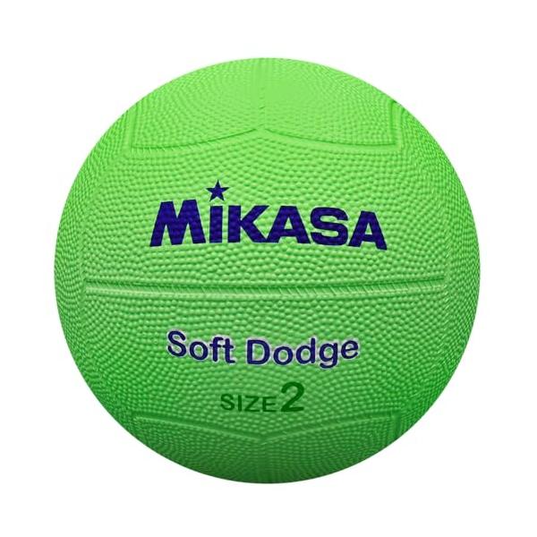 ミカサ(MIKASA) ソフトドッジボール 2号 (小学生向け) ライトグリーン DB2D-SR-LG 推奨内圧0.15(kgf/cm2)
