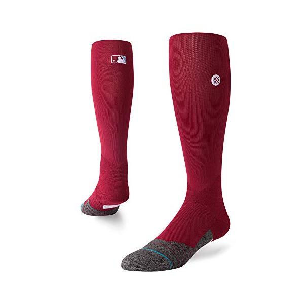 ■カラー：MAROON■サイズ：L 25.5-29cm■素材：ナイロンブレンド（ナイロン７２％、ポリエステル２０％、コットン５％、ポリウレタン３％）■仕様：ＭＬＢ公認　野球用ソックス最高のパフォーマンスを引き出すためにデザインされたＭＬＢ公...