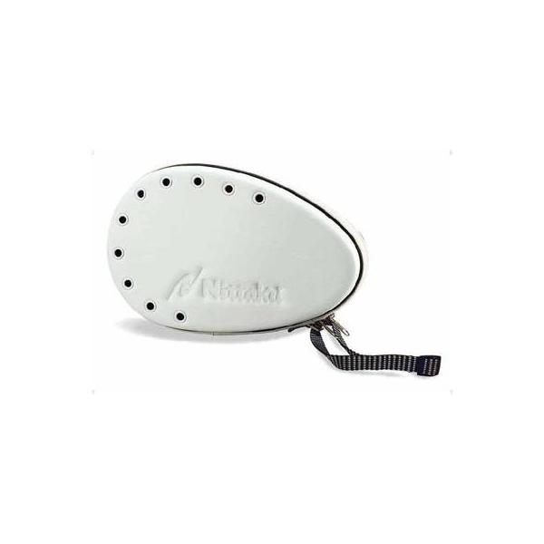 NK7180　ポロメリック ケースカラー：70 [ ホワイト ]卓球 ケース穴を開け、エアリングに適したハードケースです。合成皮革使用の為、 木材の打球感が、ボールの感触をプレーヤーに伝える。 中性洗剤で汚れ落とせます。●素材：硬質ポリウレ...