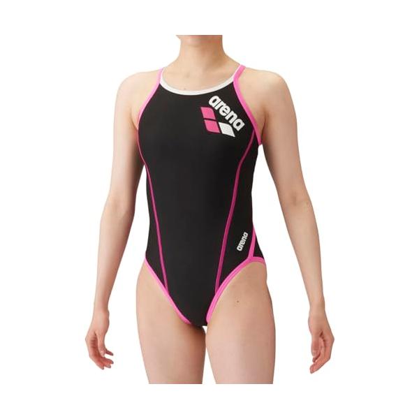 ■カラー： Kブラック×ピンクC×Fピンク(BKPK)■サイズ：M■素材：タフスキン（ポリエステル１００％）■特徴：脚ぐり普通、フック付■原産国：日本耐久性に優れた素材と運動性を重視したアイテム。頻度が高く、過酷なトレーニングを行う競泳スイ...