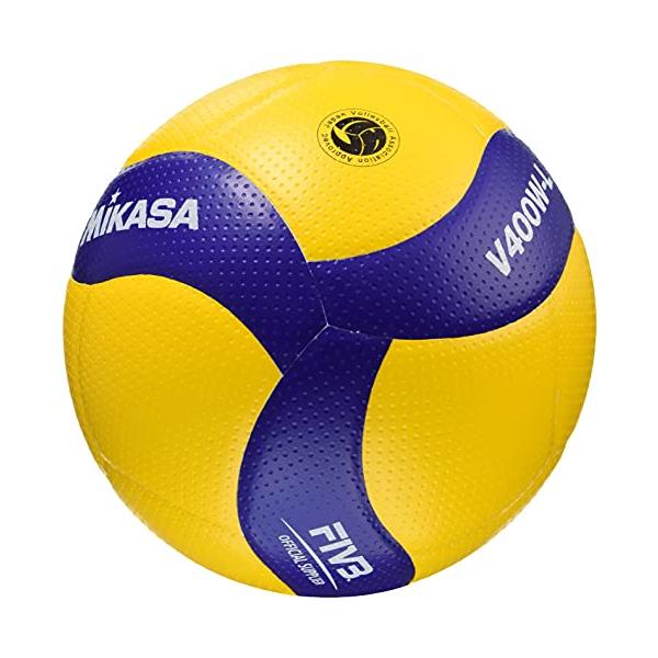 ミカサ(MIKASA) バレーボール 5号 国際公認球 検定球 一般・大学・高校 イエロー/ブルー V300W 推奨内圧0.3(kgf/?)