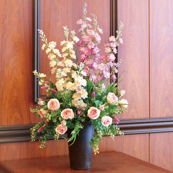 アートフラワー 造花 インテリア 光触媒 高級 お祝いにも　シャルル■商品サイズ：幅50cm 奥行42cm 高さ82cm■お部屋のアクセントや空間に彩りを添え、空気をキレイにするはたらきで、快適さとやすらぎの空間造りをお手伝いします。■優雅...