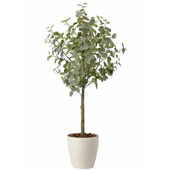 光触媒 人工観葉植物 大型 インテリアグリーン、ユーカリツリー1.85m（組立式）（フェイクグリーン）■商品サイズ：幅80cm 奥行65cm 高さ185cm■鉢サイズ：上部直径36.9cm 高さ37.5cm 下部直径24cm■お部屋のアクセ...