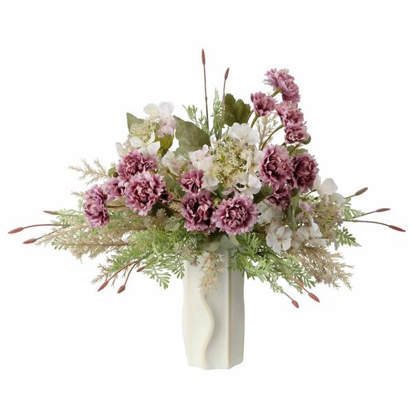 アートフラワー 光触媒 造花 インテリア おしゃれ 高級 光の楽園　ブルーカップアイ　お祝いにも■商品サイズ：幅43cm 奥行28cm 高さ42cm 花器：陶器製■お部屋のアクセントや空間に彩りを添え、空気をキレイにするはたらきで、快適さと...