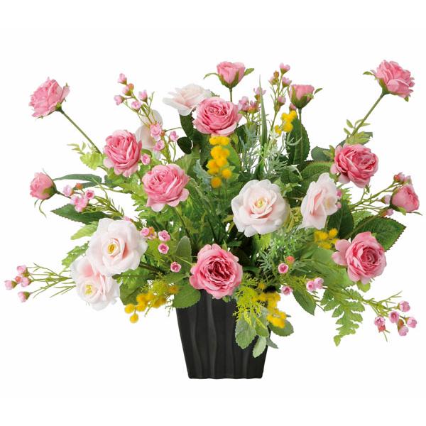 アートフラワー 光触媒 造花 インテリア おしゃれ 高級 光の楽園　ツートンピンク　開店 開業 新築 引っ越し 移転 お祝いにも■商品サイズ：幅46cm 奥行35cm 高さ37cm■お部屋のアクセントや空間に彩りを添え、空気をキレイにするは...