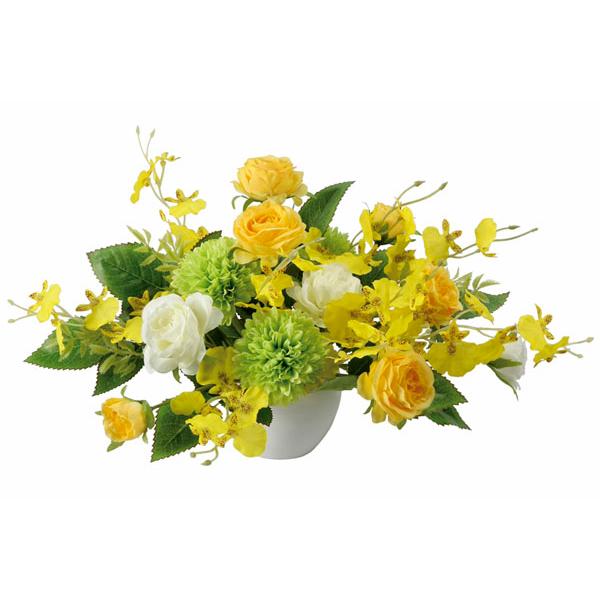 アートフラワー 造花 光触媒 造花 インテリア 光の楽園　ハニースカイ■商品サイズ：幅42cm 奥行27cm 高さ25cm■お部屋のアクセントや空間に彩りを添え、空気をキレイにするはたらきで、快適さとやすらぎの空間造りをお手伝いします。■新...