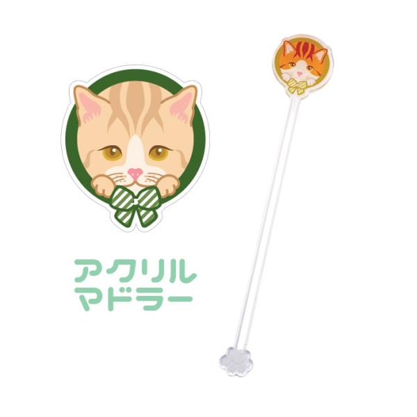 猫のグッズシリーズにマドラーが登場です！透明のアクリルなので、光に当たると反射が綺麗です。お部屋の飾りにいかがでしょうか。おでかけに持って行ったら一緒に写真が撮れるかも？プレゼントにもおすすめです。【製品内容】素　材：アクリルサイズ：200...