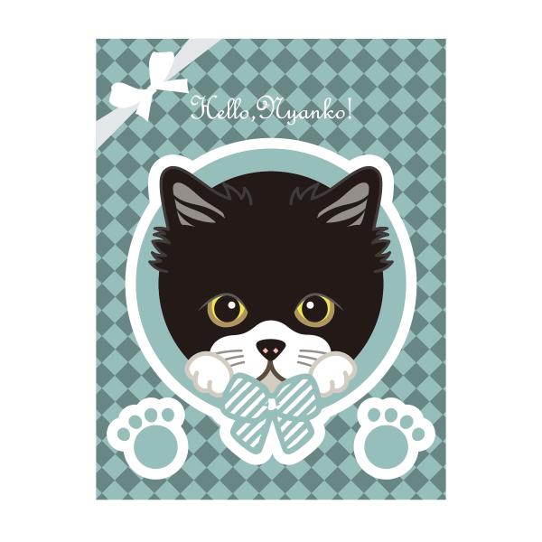 【サイズ】 ONE SIZE【大きさ】 猫ステッカー　　H121mm×W108mm 　　　　　肉球ステッカー　H30mm×W30mm屋外対応印刷／艶消しラミネートシート貼り加工  【販売元からのコメント】猫ちゃんのステッカー1枚と肉球ステッ...