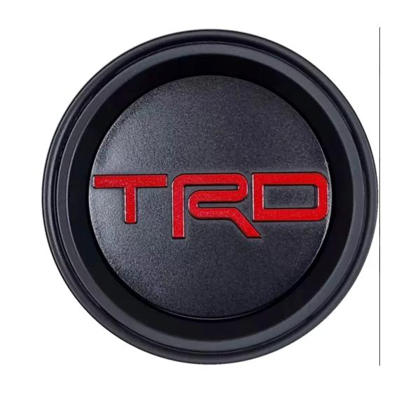 TRD ホイールキャップ 1個 北米トヨタ純正 ランクル250 ランドクルーザー 4runner 黒 センターキャップ 赤 赤文字 マットブラック 北米 トヨタ USDM TRD TOYOTA US  TRD OFF ROAD　センターキャ...