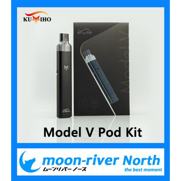 オートパフの簡単PodタイプVAPEです。【セット内容】・Kumiho Model V 本体：1点・Model V Empty Pod 0.6ohm ：1点・Model V Empty Pod 1.0ohm：1点・ユーザーマニュアル：1点※...