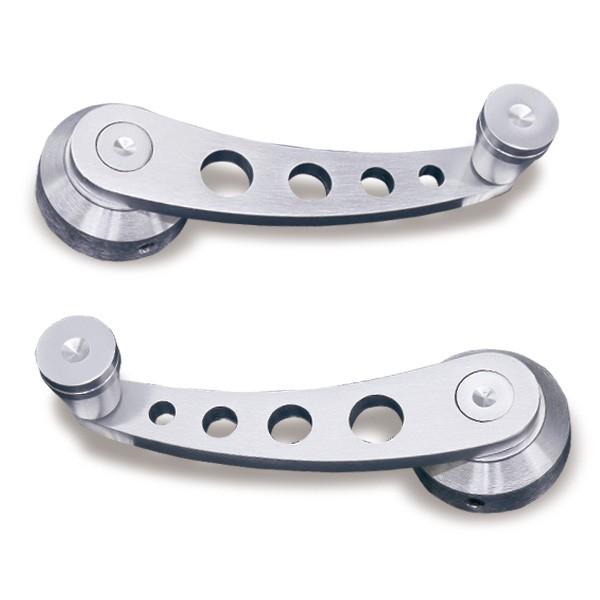 Billet Window Crank setビレット ウィンドウ クランク セットクラシックながら、曲線がクールなスタイルのアルミ製 ウィンドウ クランクです。3タイプのアダプター（アダプター：内径3/8インチ＝約10mm）六角レンチ、イ...