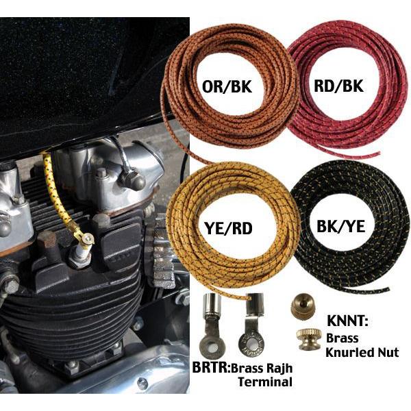 Brass Knurled Nutブラス ナールド ナットClassics Style Spark Plug Wire の取り付けに必要な Brass Knurled Nut となります。