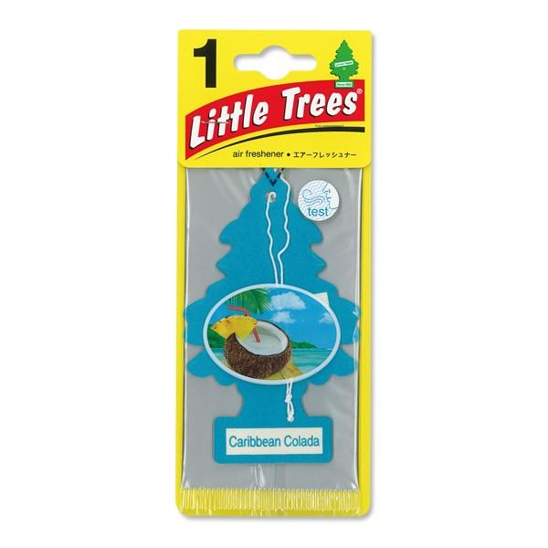 Little Tree Air Freshener Caribbean Coladaリトル ツリー エアー フレッシュナー カリビアン・コラーダパイナップルとココナッツをブレンドした甘いフルーツの香りペーパータイプサイズ: (H)12cm★...