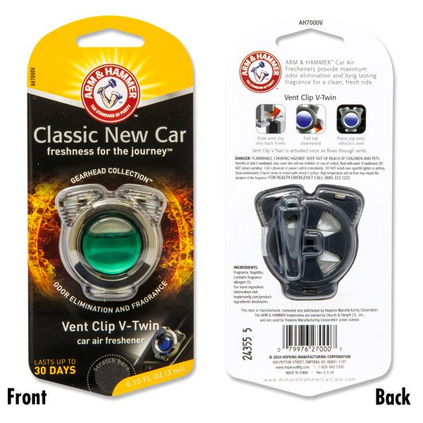 Vent Clip Air Freshener V-Twin Engineベント クリップ エアー フレッシュナー V ツイン エンジンGEARHEAD COLLECTIONVツインエンジンの形をしたスタイリッシュなエアーフレッシュナーです...