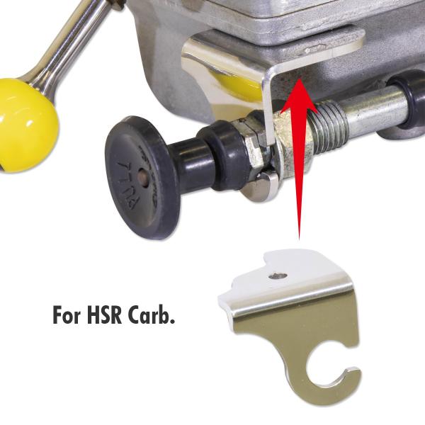 Choke Cable Bracket for HSRチョーク ケーブル ブラケット HSR用MQQNEYES より、NEW MOTORCYCLE PARTS が登場！HSR用ステンレスチョークステー(ブラケット)です。HD純正とミクニのケ...