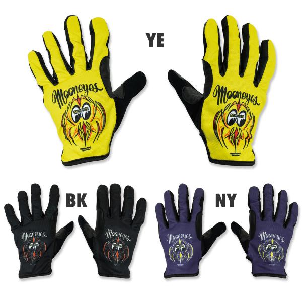 MOON Pinstriping Mesh Glovesムーン ピンストライピング メッシュ グローブWildman Ishii デザインのピンストライプ柄メッシュ グローブ。吸湿性と速乾性に優れるため汗をかく夏にぴったりのサマー グローブ...