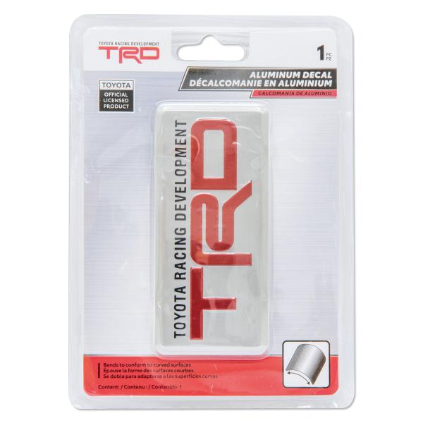 TOYOTA RACING DEVELOPMENT Aluminum Decalトヨタ レーシング デベロップメント アルミニウム デカールTOYOTA RACING DEVELOPMENT(TRD) ロゴのアルミ デカールです。愛車に付け...