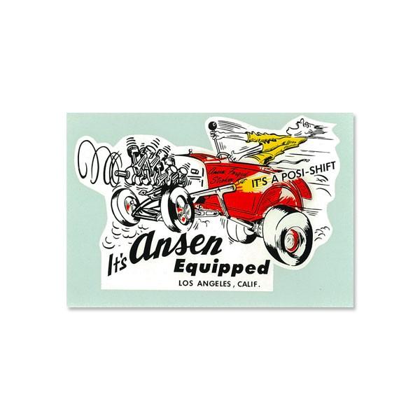 Ansen Water Slide Decalアンセン 水貼りデカールこちらは 60年代の Water Slide（水貼り）ステッカーになります。サイズ：約（H）7.7cm ×（W）11.2cm＊60年代の古いステッカーの為、うまく貼れない...