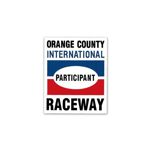 HOT ROD、ノスタルジック ステッカーORANGE COUNTY INTERNATIONAL RACEWAY ステッカーサイズ：5cm x 6cm