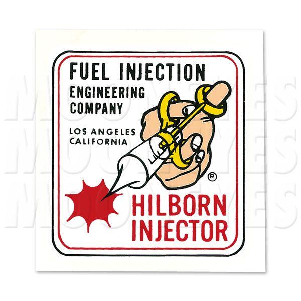 HILBORN INJECTOR ステッカーFUEL INJECTION ENGINEERING COMPANYヒルボーン インジェクターMade in USA