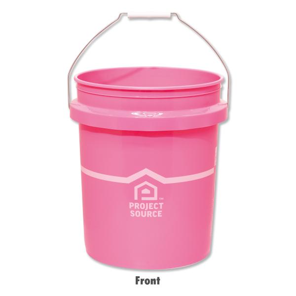 Project Source Bucket 20L / Pinkプロジェクト ソース バケツ 20リットル / ピンクUSA の大手ホームセンター Lowe's のプライベート ブランド Project Source のバケツです。約 20...