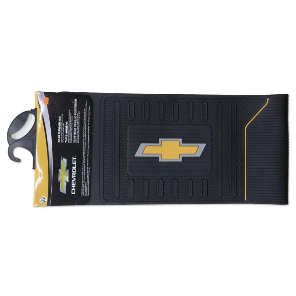 Chevy Gold Bow Tie Rear Runner Matシェビー ゴールド ボウタイ リア ランナー マットトランクルームなど、使い方は色々！ラバー製なのでガンガン水洗いもOK。サイズ：140cm×35cm＊1枚の価格です