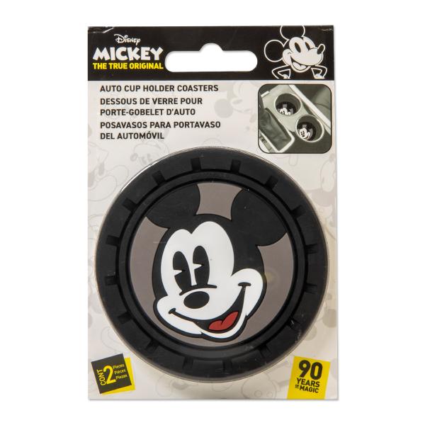 Mickey Mouse Coasters (Set of Two)ミッキー マウス コースター (2枚セット)ディズニー キャラクターで人気のミッキーマウス デザインで、クルマのドリンクホルダーにぴったり収まるPVCコースター2枚セット。...