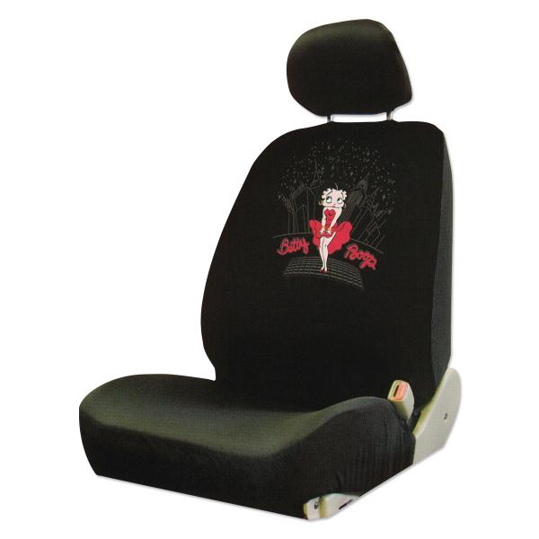 Betty Boop Low Back Seat Coverベティ ブープ ロー バック シート カバーセクシー&amp;キュートなベティーちゃんがプリントされたデザインのヘッド レスト カバー付き、ロー バック シート カバーです。カラー...