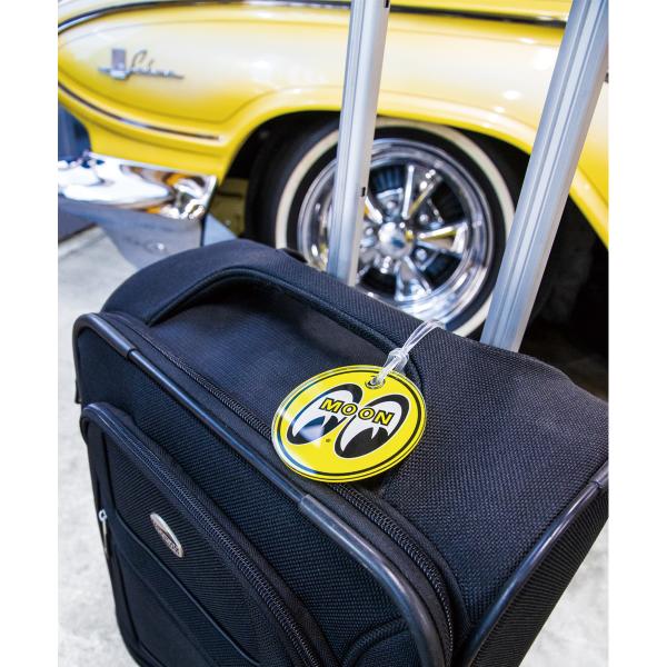 MOON Travel Luggage Tagムーン トラベル ラゲッジ タグ旅行の際に、カバンやバックパック、スーツケースの目印として使える MOON ラゲッジ タグ。MOONEYES の定番デザインから、スタイリッシュなレタリングデザイ...