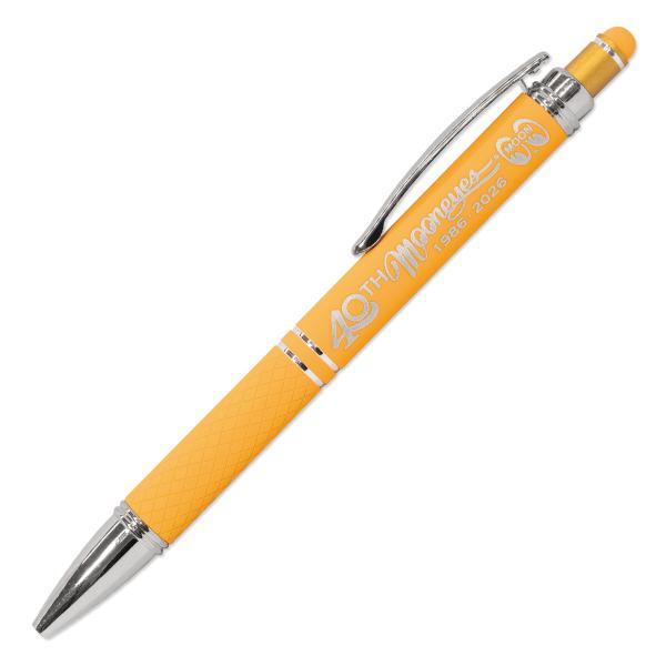 OONEYES 40th Anniv. Ballpoint Penムーンアイズ 40th Anniv. ボールポイント ペンMOONEYES 40th Anniv ロゴをデザインしたボールペンです。スムーズな書き心地のブラックインクを採用し...
